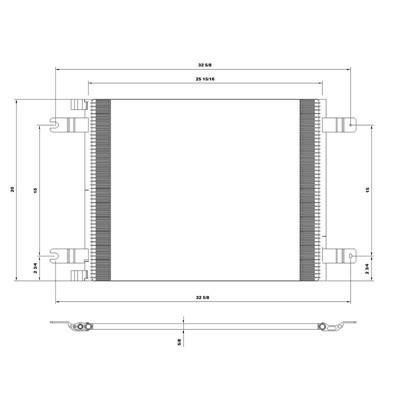 M3655001, M3655002, N4783001 KENWORTH T660 AIR CONDITIONER CONDENSER ...