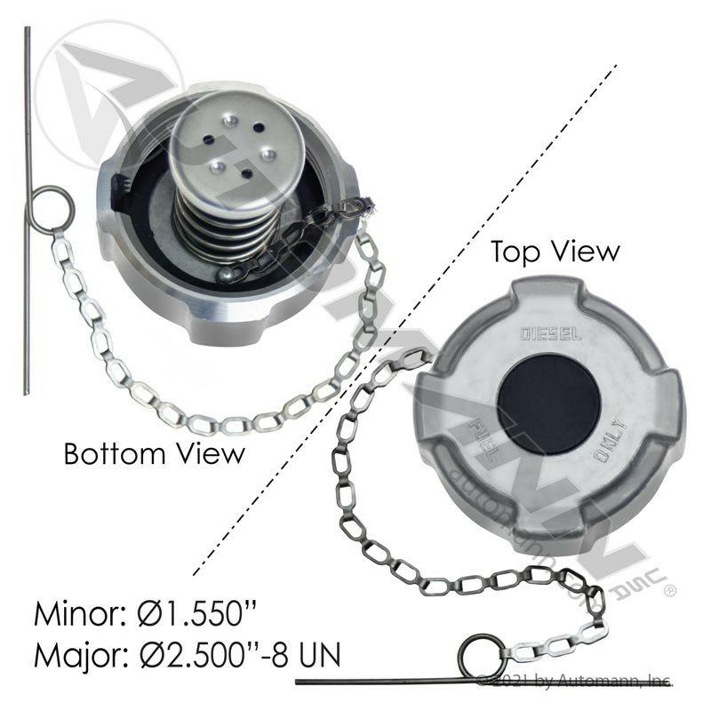 25132213 16MF312P2 MACK FUEL CAP | Shop Parts | LKQ Heavy Truck