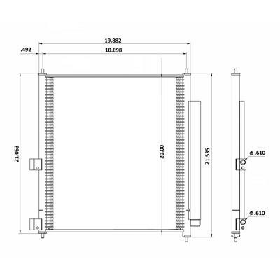 2519432C1 INTERNATIONAL MV AIR CONDITIONER CONDENSER | Shop Parts | LKQ ...