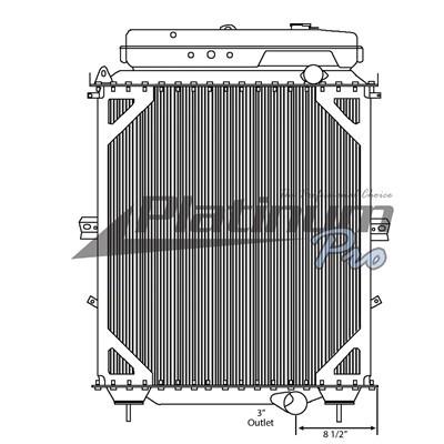 X4260 KENWORTH T800 RADIATOR ASSEMBLY | Shop Parts | LKQ Heavy Truck