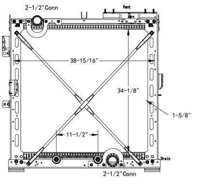 2516107C91 INTERNATIONAL LT RADIATOR ASSEMBLY | Shop Parts | LKQ Heavy ...