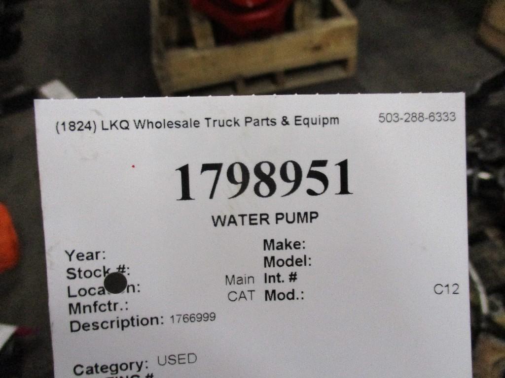 CAT C12 WATER PUMP | Shop Parts | LKQ Heavy Truck