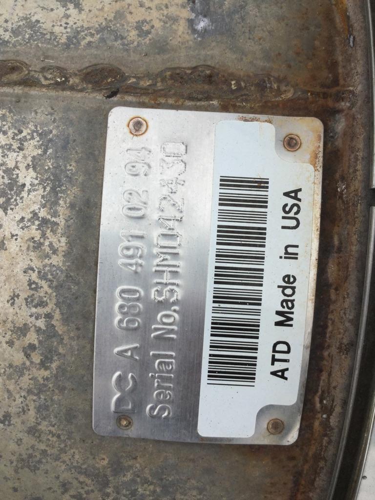 A680-491-0294 DETROIT DD15 DPF ASSEMBLY (DIESEL PARTICULATE FILTER ...