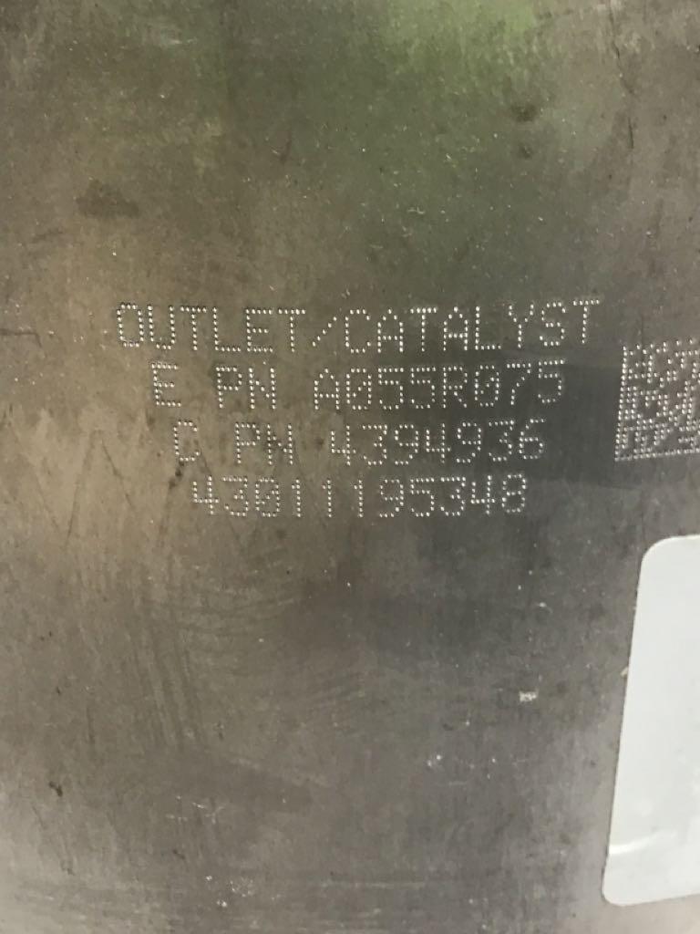 4394936 CUMMINS UNKNOWN SCR ASSEMBLY (SELECTIVE CATALYTIC REDUCTION ...