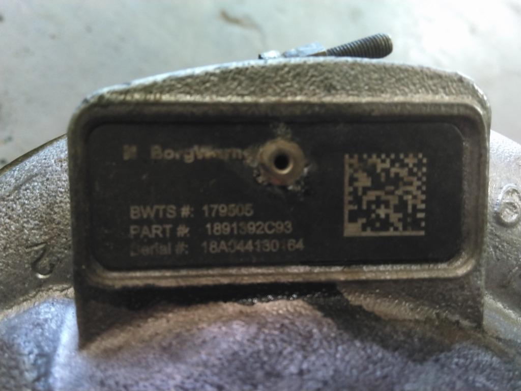 1891392C93 INTERNATIONAL MAXXFORCE DT TURBOCHARGER/SUPERCHARGER | Shop ...