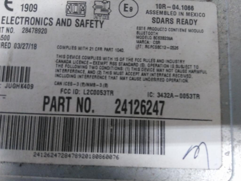2019 INTERNATIONAL LT RADIO AM/FM/CD | Shop Parts | LKQ Heavy Truck