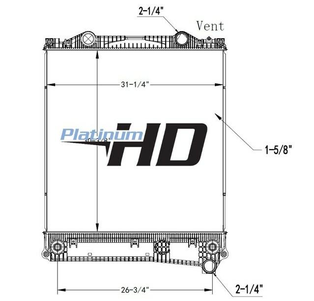 RF368001 PETERBILT 535 RADIATOR ASSEMBLY | Shop Parts | LKQ Heavy Truck