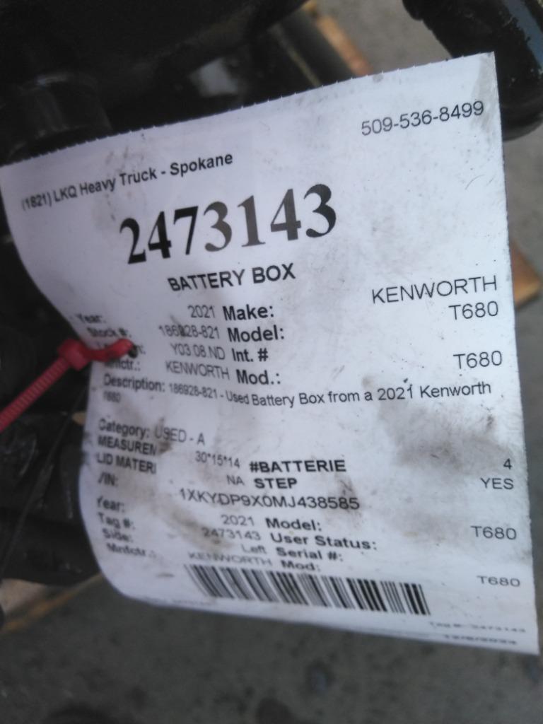 2021 KENWORTH T680 BATTERY BOX | Shop Parts | LKQ Heavy Truck