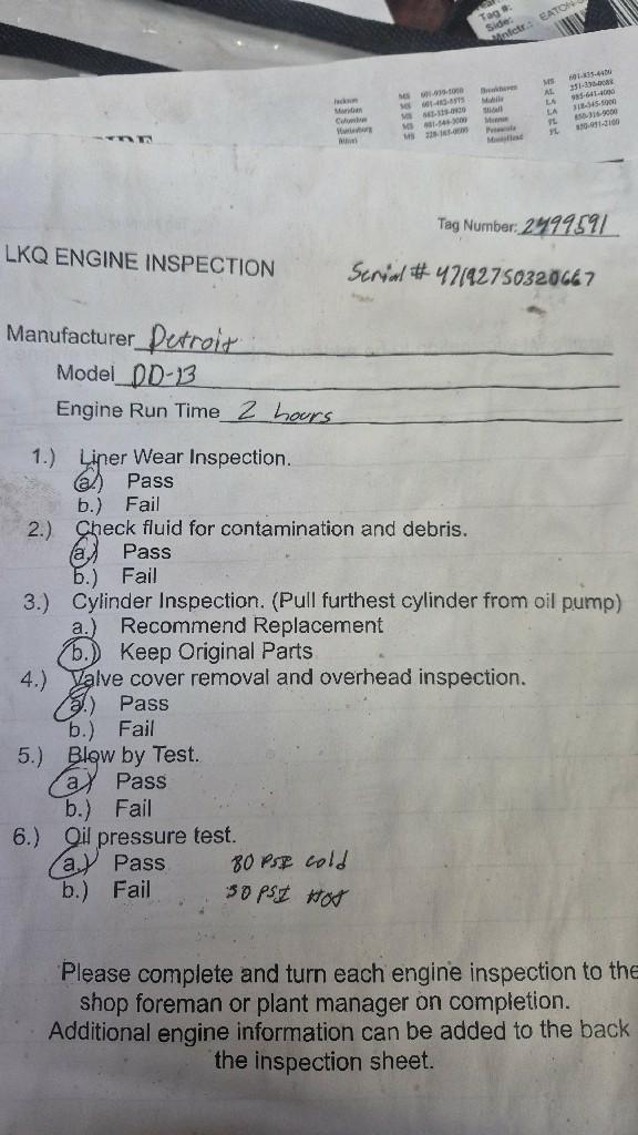 DETROIT DD13 (471927) ENGINE ASSEMBLY | Shop Parts | LKQ Heavy Truck