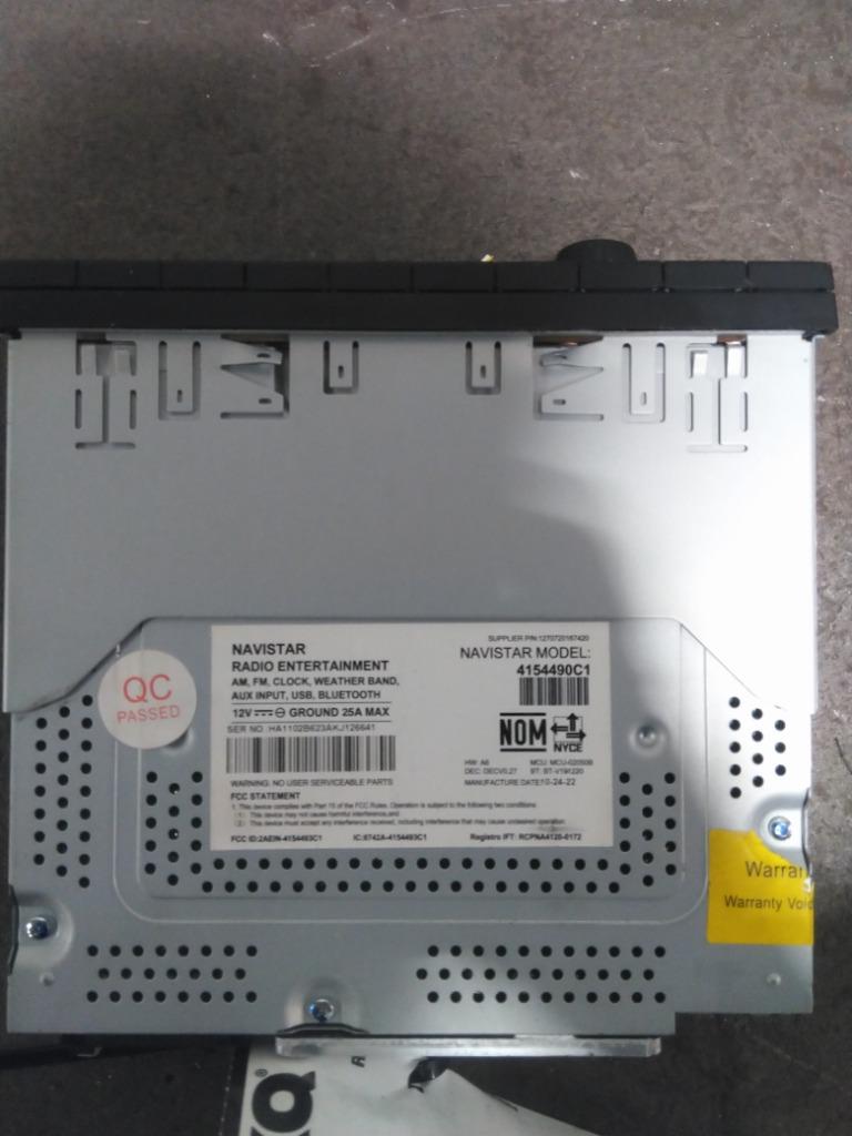 INTERNATIONAL LT RADIO AM/FM/BLUETOOTH | Shop Parts | LKQ Heavy Truck